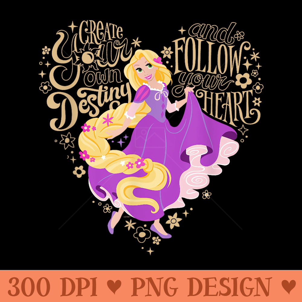 Disney Princess Rapunzel Follow Your Heart - Printable PNG G | Inspire ...