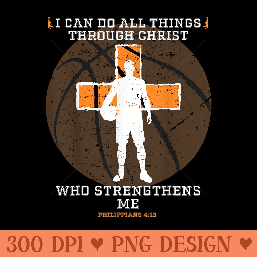 Christian n Religious Basketball Graphic - Vector PNG downlo | Inspire ...