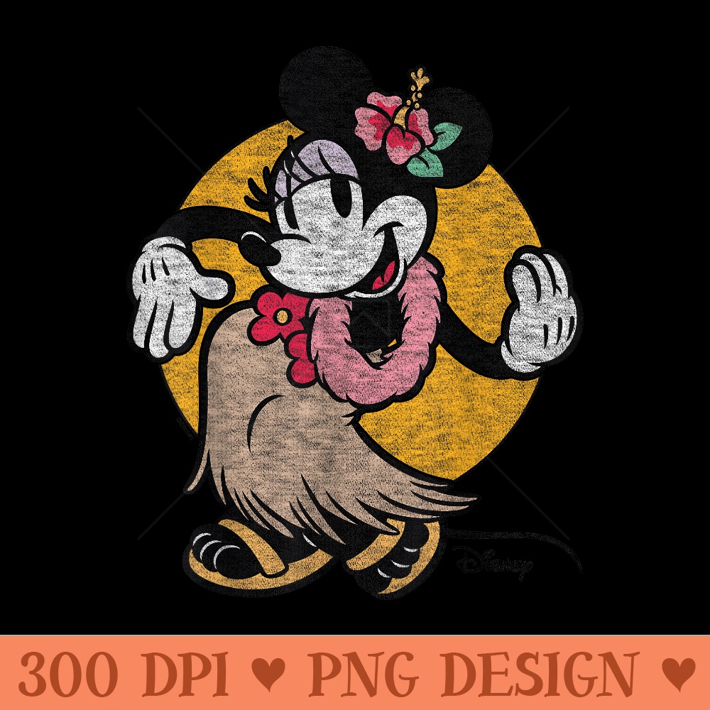 Disney Minnie Hula - PNG clipart download | Inspire Uplift