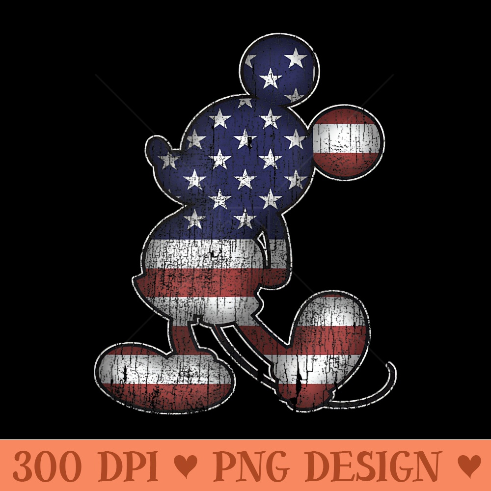 Disney Classic American Mickey Mouse - PNG design assets | Inspire Uplift