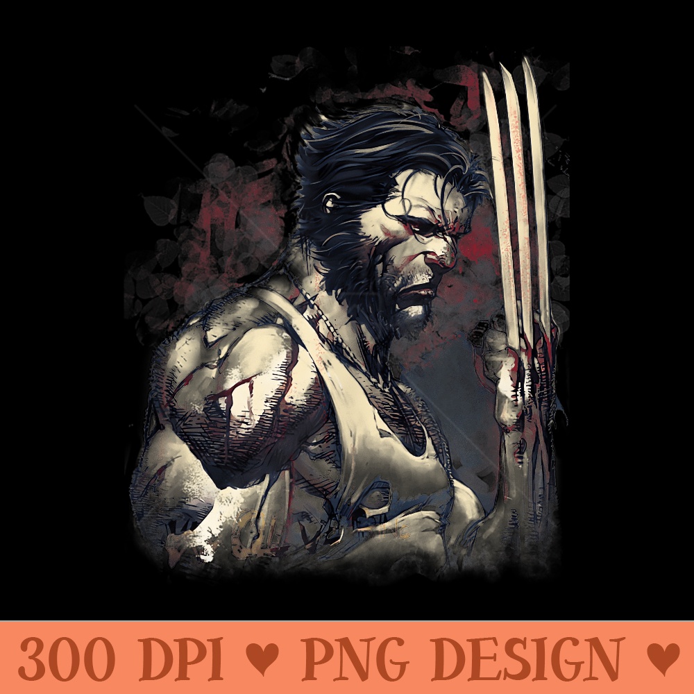 Marvel Wolverine Classic Blood Steel Logan Profile - Modern | Inspire ...