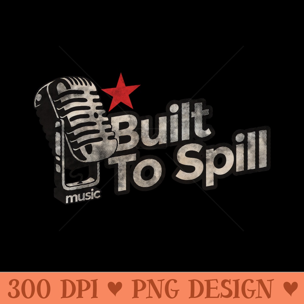 Built To Spill Vintage - Download Transparent Graphic | Inspire Uplift