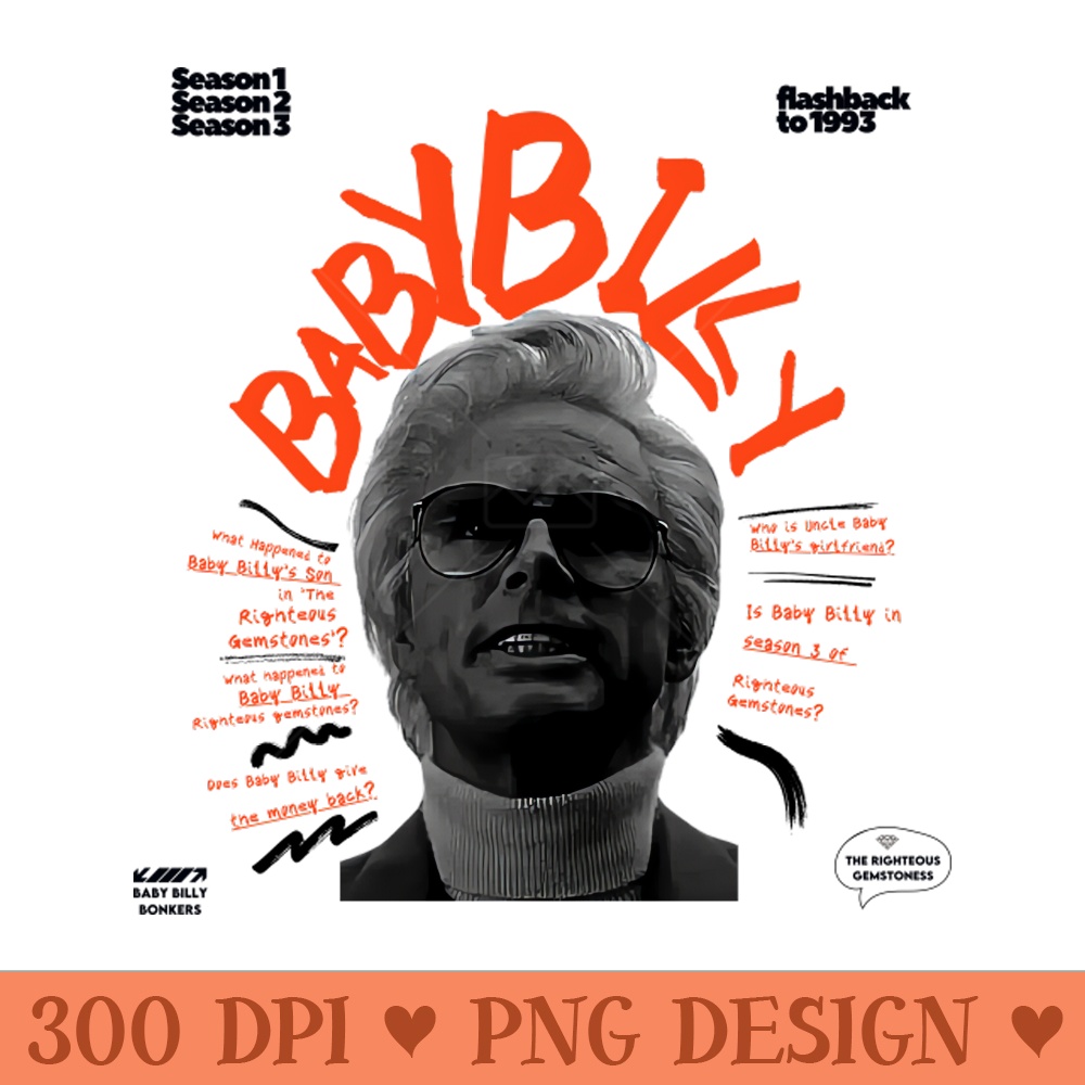 Baby Billy Bible Bonkers - Transparent PNG Artwork | Inspire Uplift