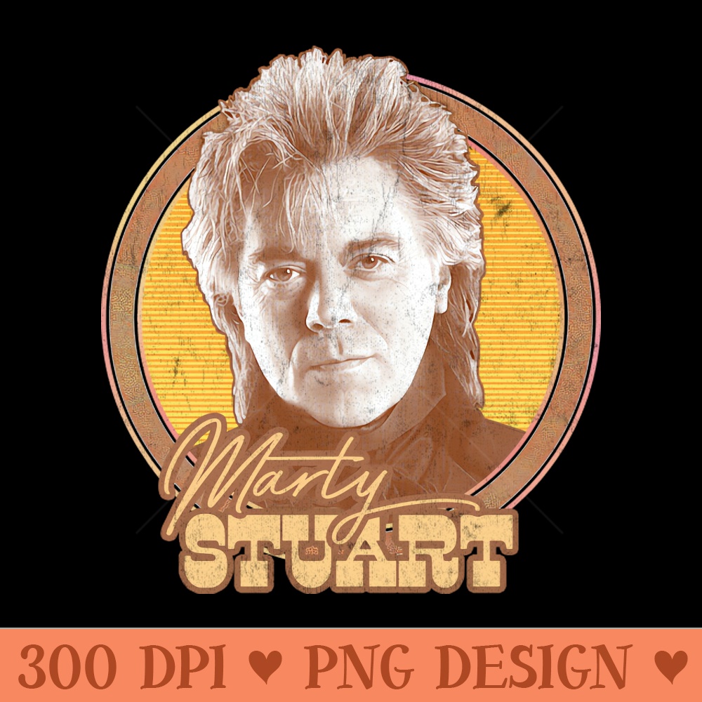 Marty Stuart FadedLook Country Fan Art Design - Download PNG | Inspire ...