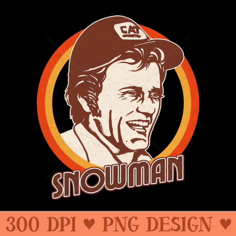 Snowman Smokey u26 The Bandit Retro Design - High Resolution | Inspire ...