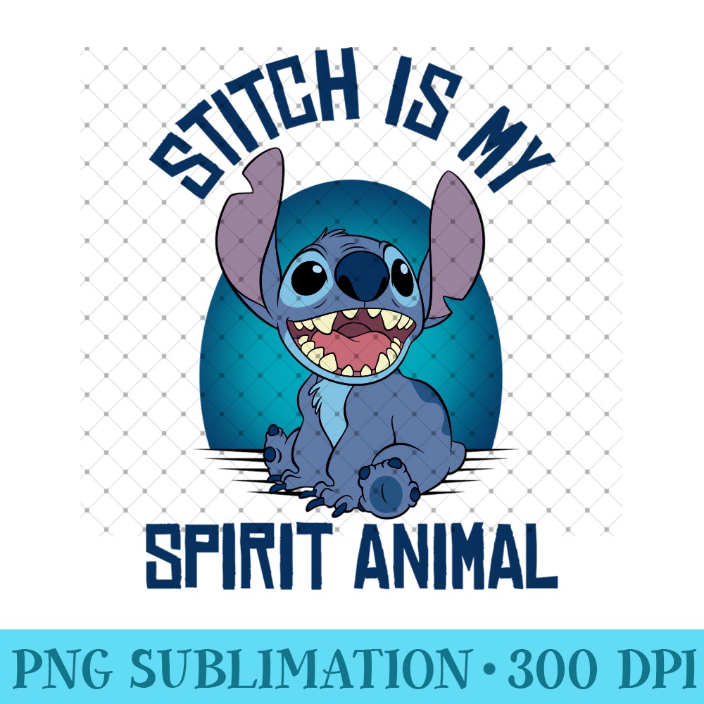 Disney Lilo & Stitch Spirit Animal Stitch - PNG Templates | Inspire Uplift