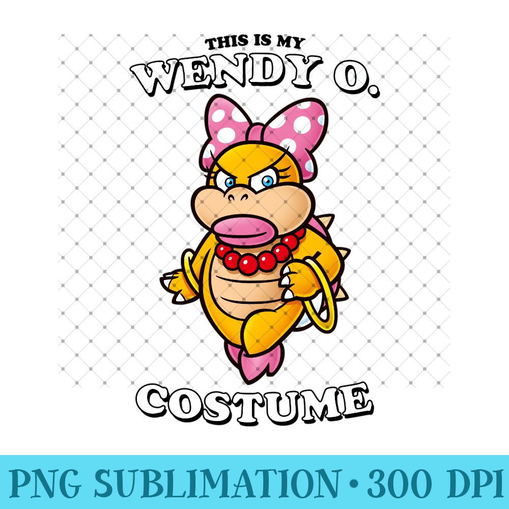Super Mario This Is My Wendy O. - Digital PNG Artwork | Inspire Uplift