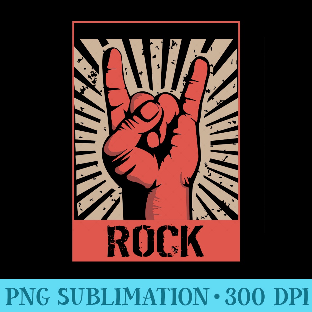 Vintage Rock Concert Band Poster 70s 80s Retro Music - Exclu | Inspire ...