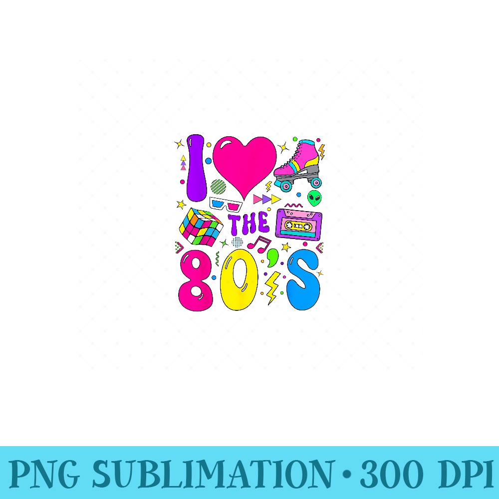 I Love The 80s Party 1980s Themed 80s Theme Outfit - Trendy | Inspire ...
