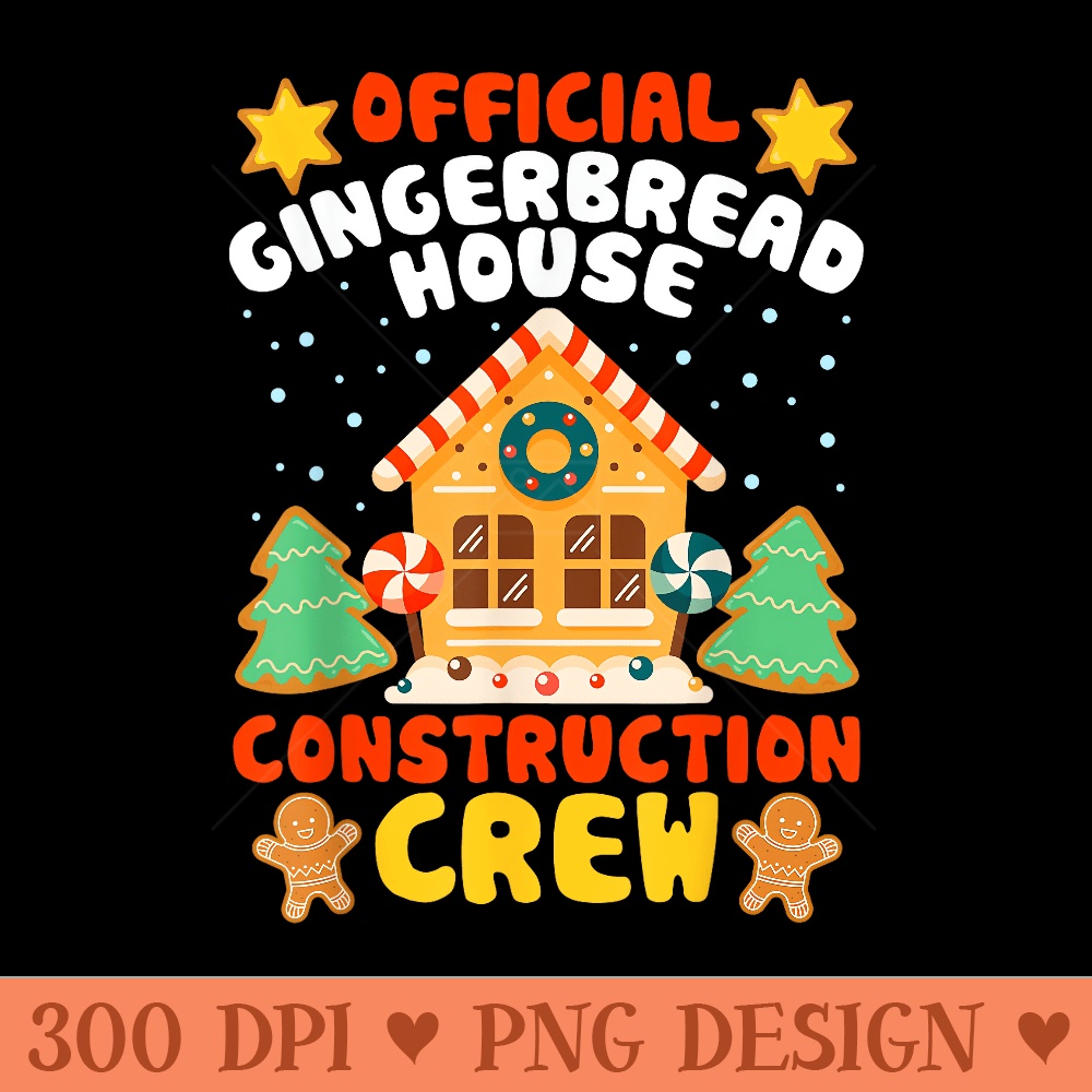 Official Gingerbread House Construction Crew Decorating - PN | Inspire Uplift