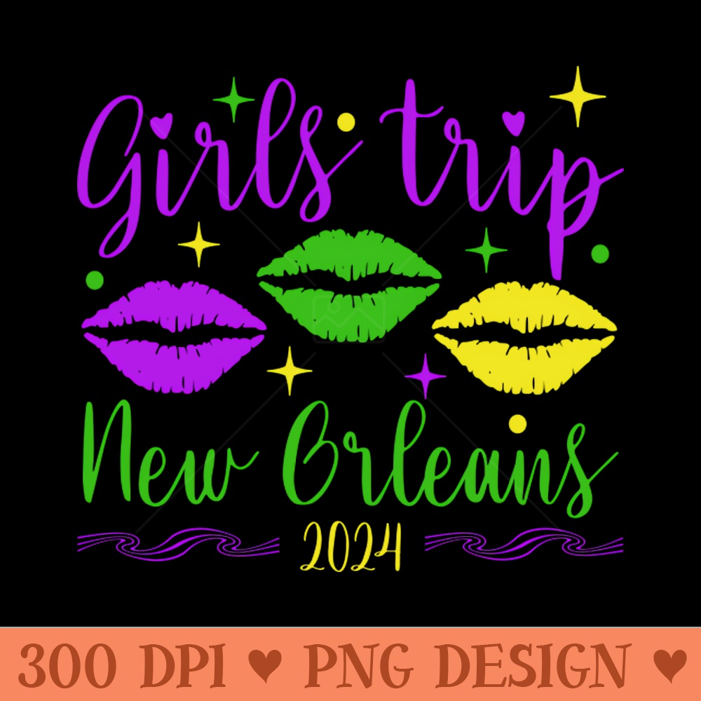 New Orleans Girls Trip - Sublimation patterns PNG | Inspire Uplift