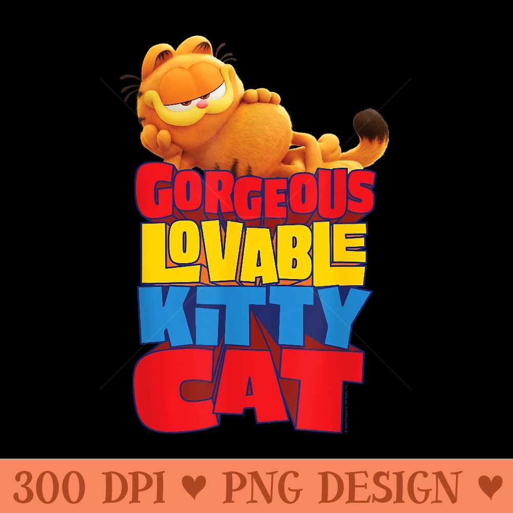 The Garfield Movie Gorgeous Lovable Kitty Cat Sassy Poster - | Inspire ...