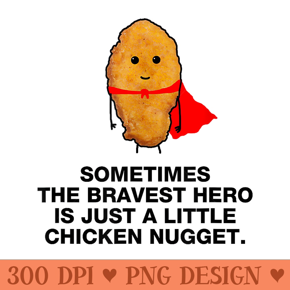 Funny Superhero chicken nugget T Chicken nuggets shirt - Hig | Inspire ...