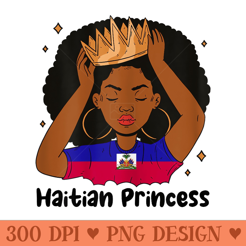 Melanin Haitian Princess Haiti Flag Haitian Girls Pride - PN | Inspire ...