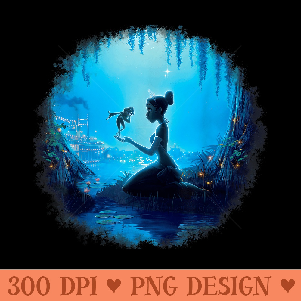 Disney Princess And The Frog Swamp Night Graphic T - High Re | Inspire ...