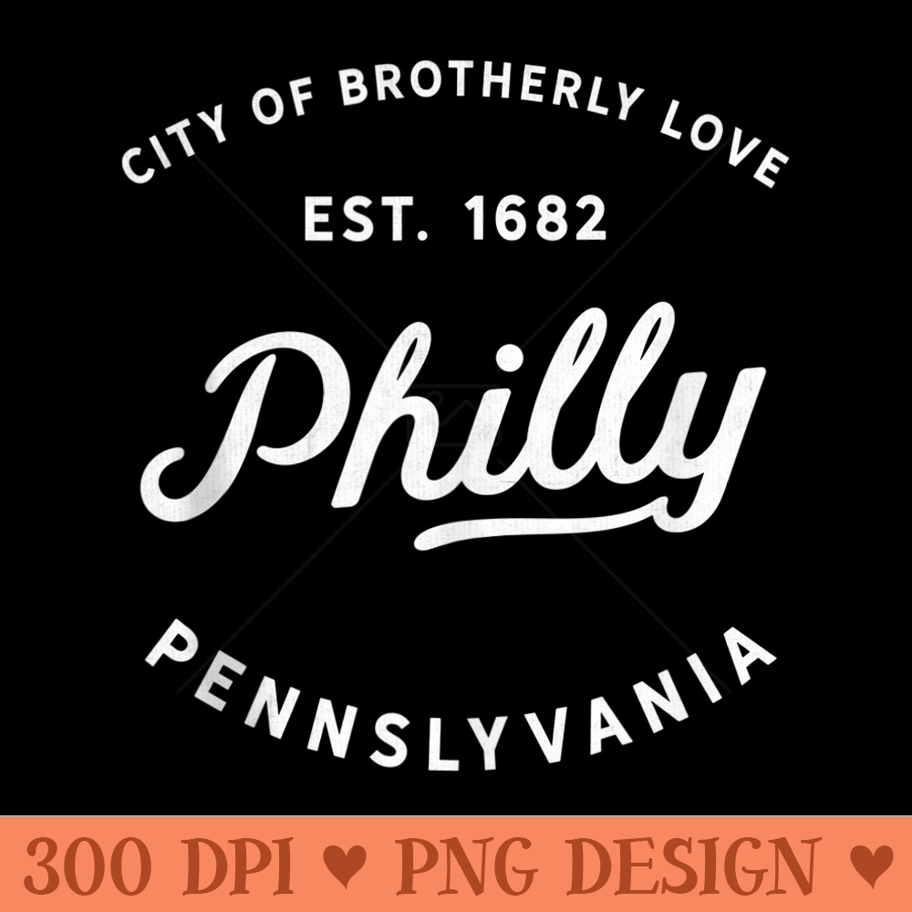 Classic Retro Vintage Philly City Of Brotherly Love Novelty | Inspire ...
