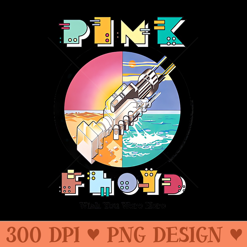 Pink Floyd Wish You Were Here Robot Handshake Premium - Prin | Inspire ...