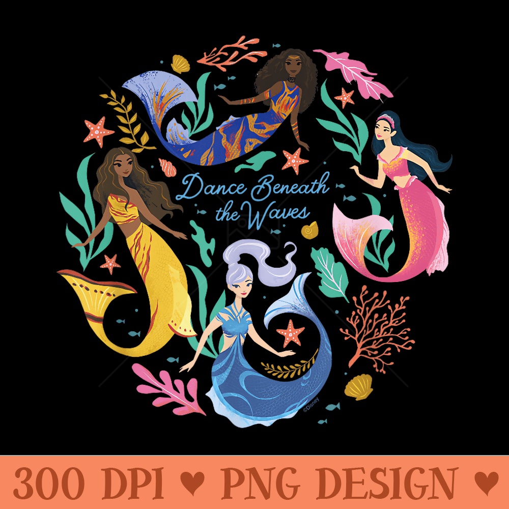 Disney The Little Mermaid Dance Beneath the Waves - Vector P | Inspire ...