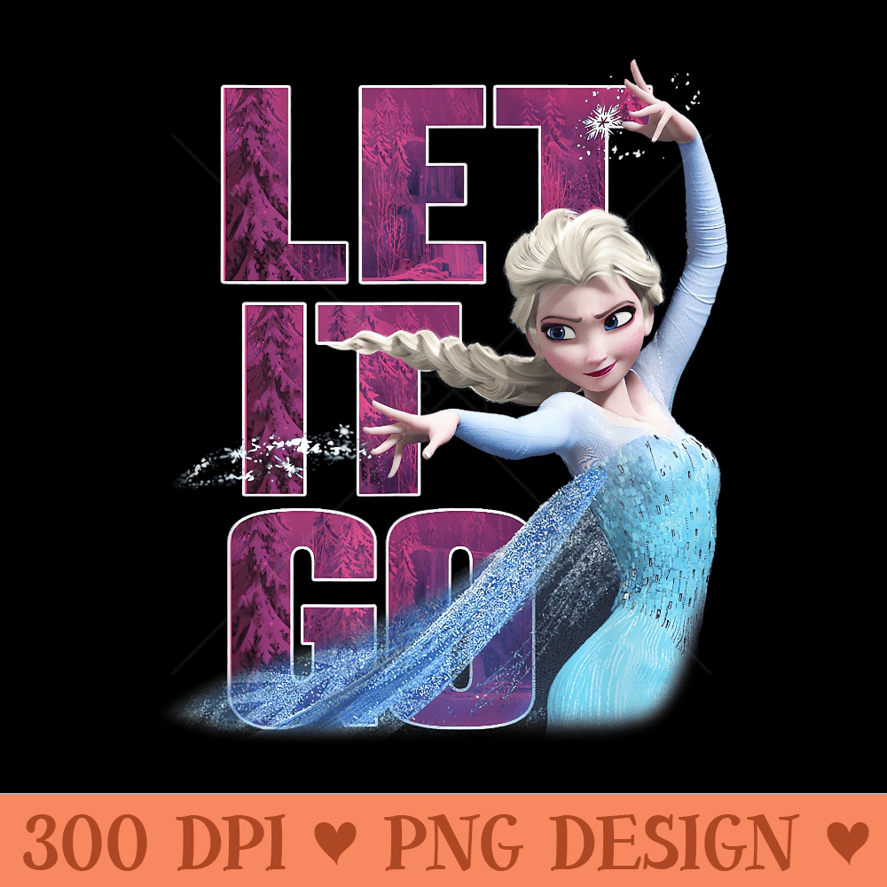 Disney Frozen Elsa Snow Queen Let It Go Sparkle Portrait - B | Inspire ...