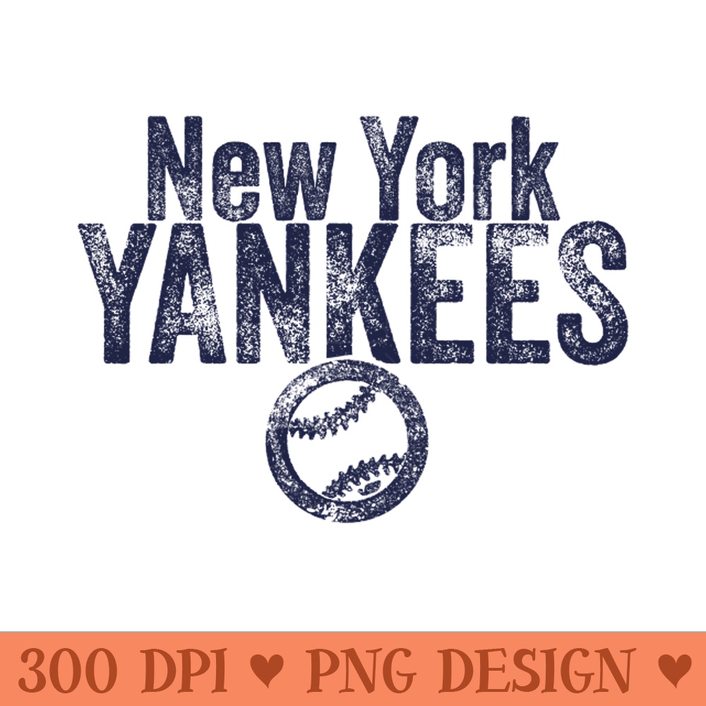 YANKEES Baseball Weathered - High Resolution PNG image downl | Inspire ...