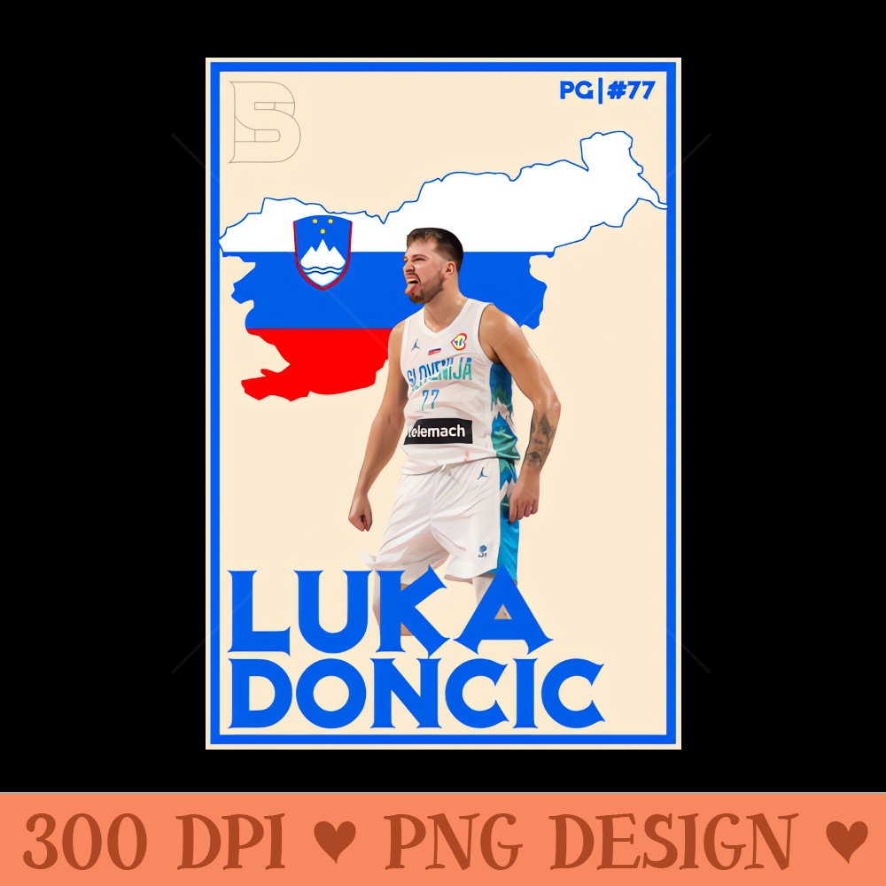 Luka Doncic - Vector PNG Clipart | Inspire Uplift