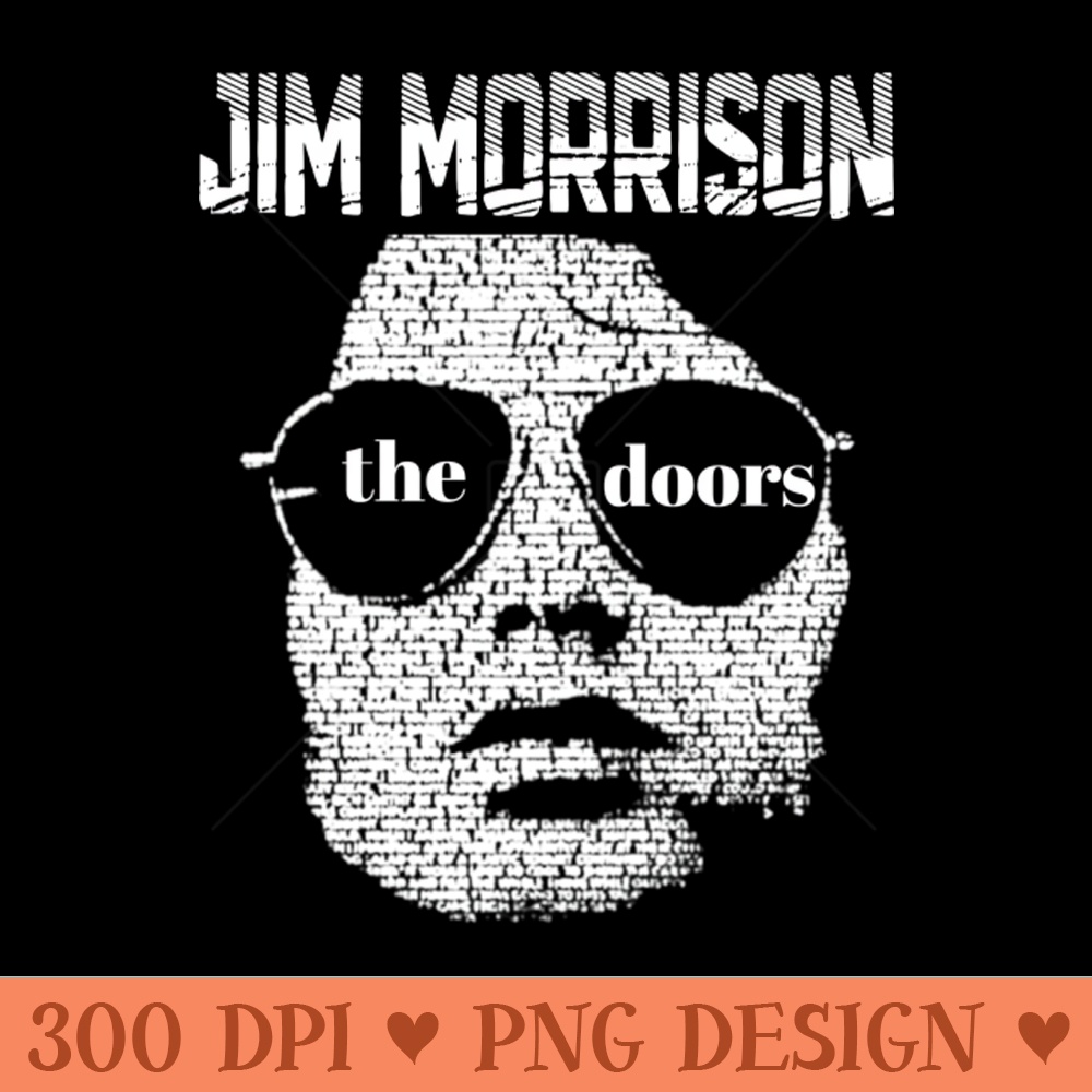 Jim Morrison vintage - High Resolution PNG Designs | Inspire Uplift