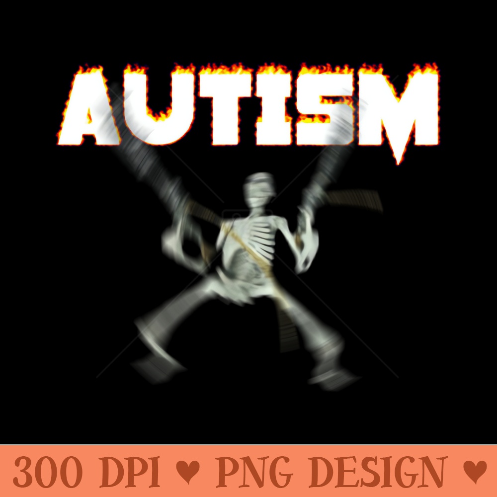 Autism Skeleton Meme - PNG clipart download - Inspire Uplift