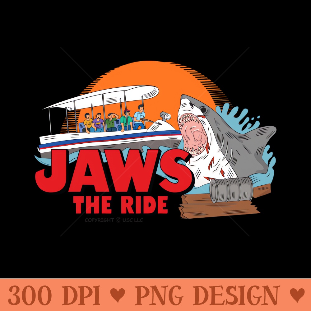 Jaws The Ride - Printable PNG Images | Inspire Uplift