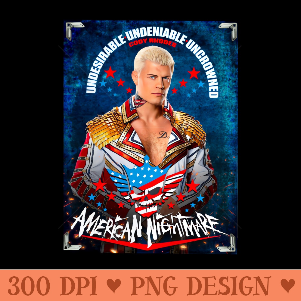 Cody Nightmare Rhodes - Printable PNG Images | Inspire Uplift