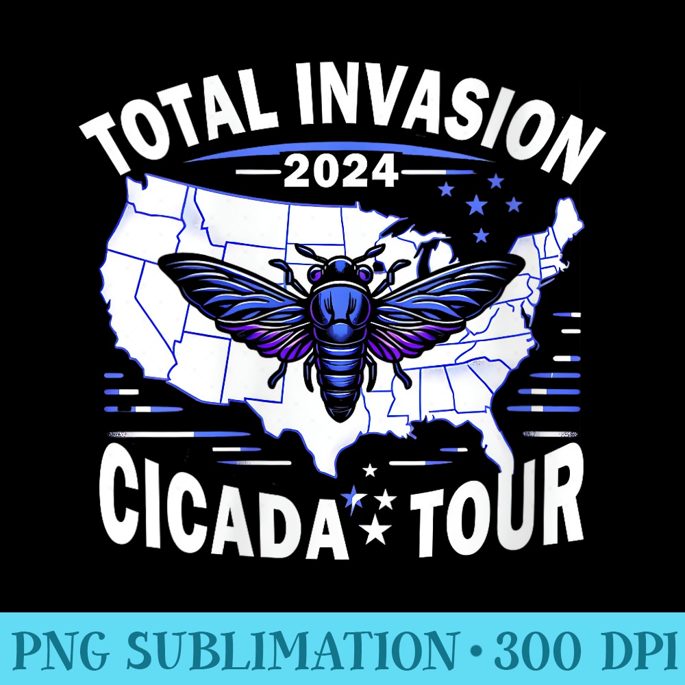 Womens Cicada Tour 2024 Cicada American Map Cicadas invasion | Inspire ...