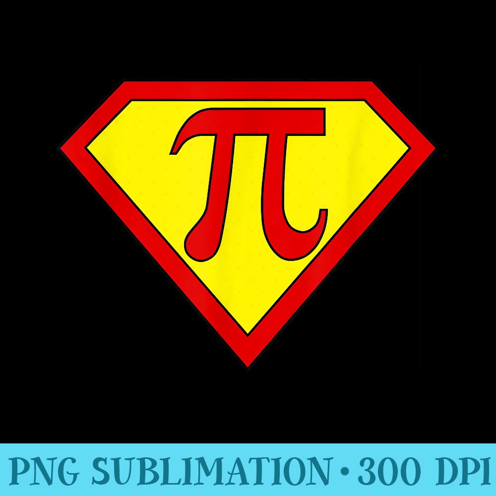 Captain Pi Superhero Pi Symbol Cool Math Super Hero T - PNG | Inspire ...