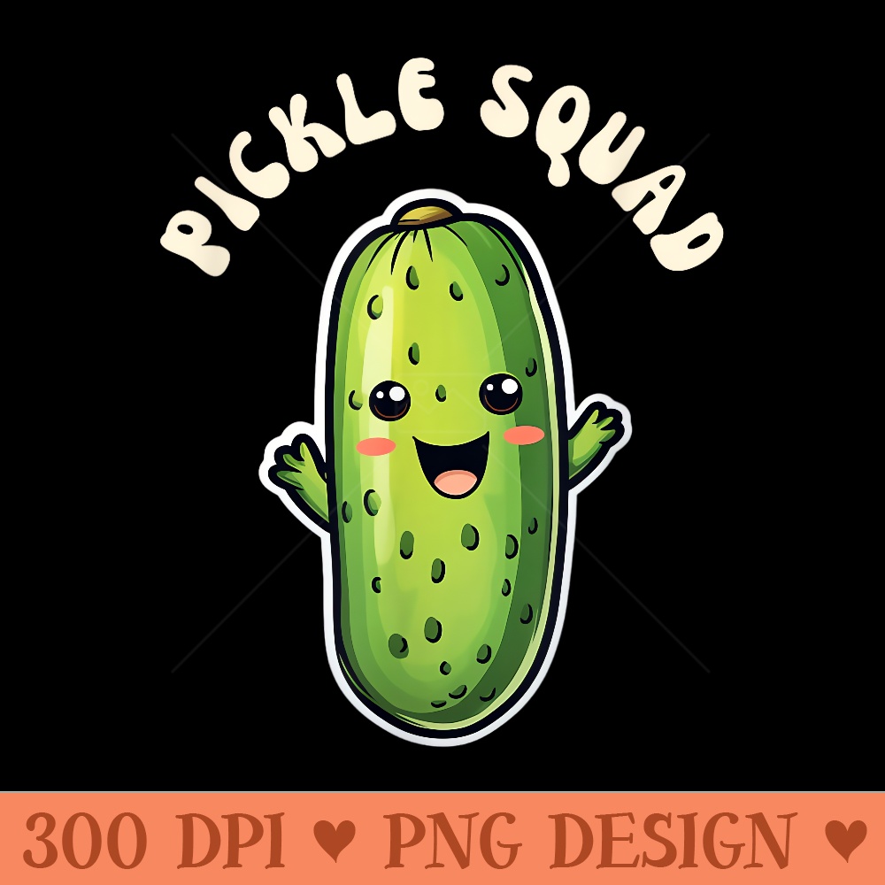 Pickle Squad Funny Pickles Lover - Trendy PNG Designs | Inspire Uplift