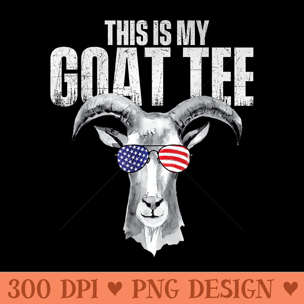 This Is My Goat USA American Flag Goats Farm Animal - Free P | Inspire ...