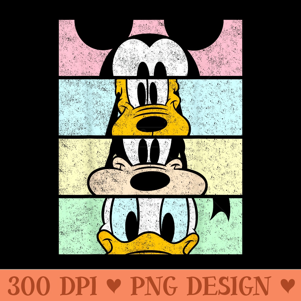 Disney Mickey And Friends Group Comic Panels - PNG Templates | Inspire ...