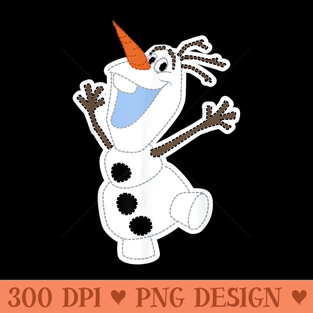 Disney Frozen Olaf Dancing Portrait - Ready To Print PNG Des | Inspire ...