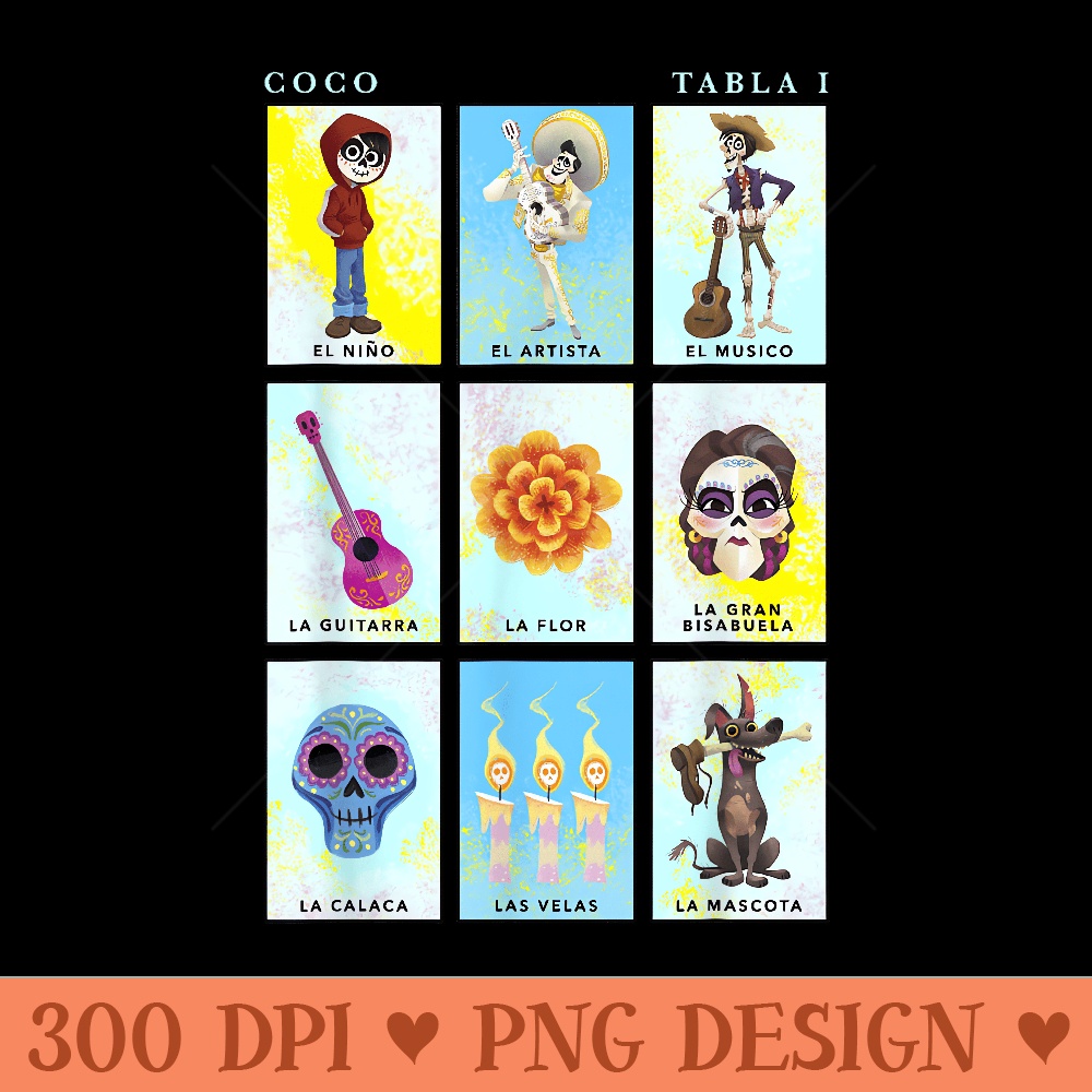 Disney Pixar Coco Group Shot Table 1 Panels - High Quality P | Inspire ...