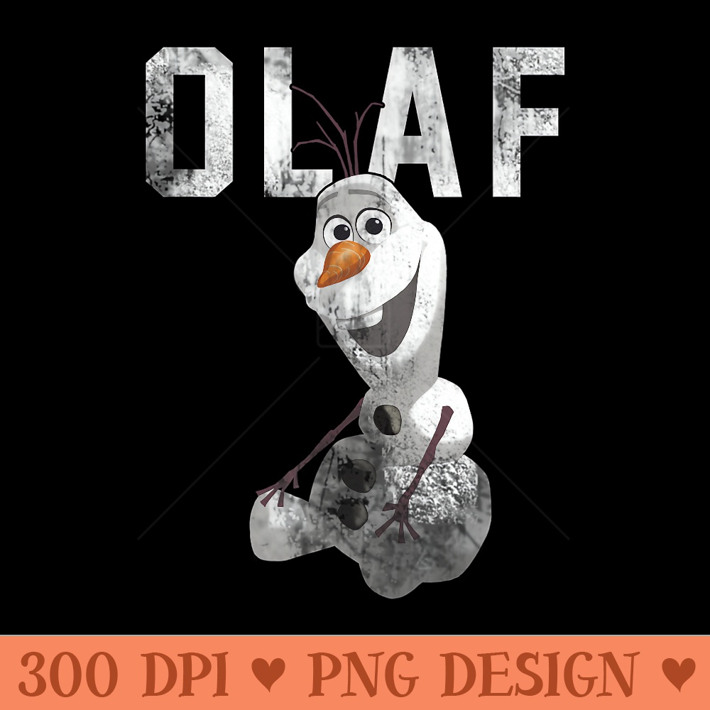 Disney Frozen Cute Olaf Distressed Big Chest Portrait - Excl | Inspire ...