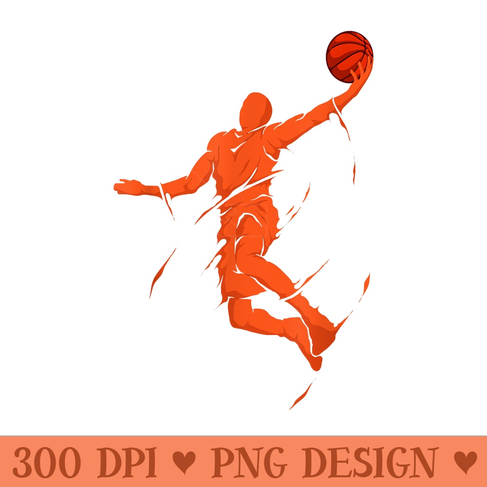 Cool Slam Dunk Jump Splash Basketball Player Men - PNG Graph | Inspire ...