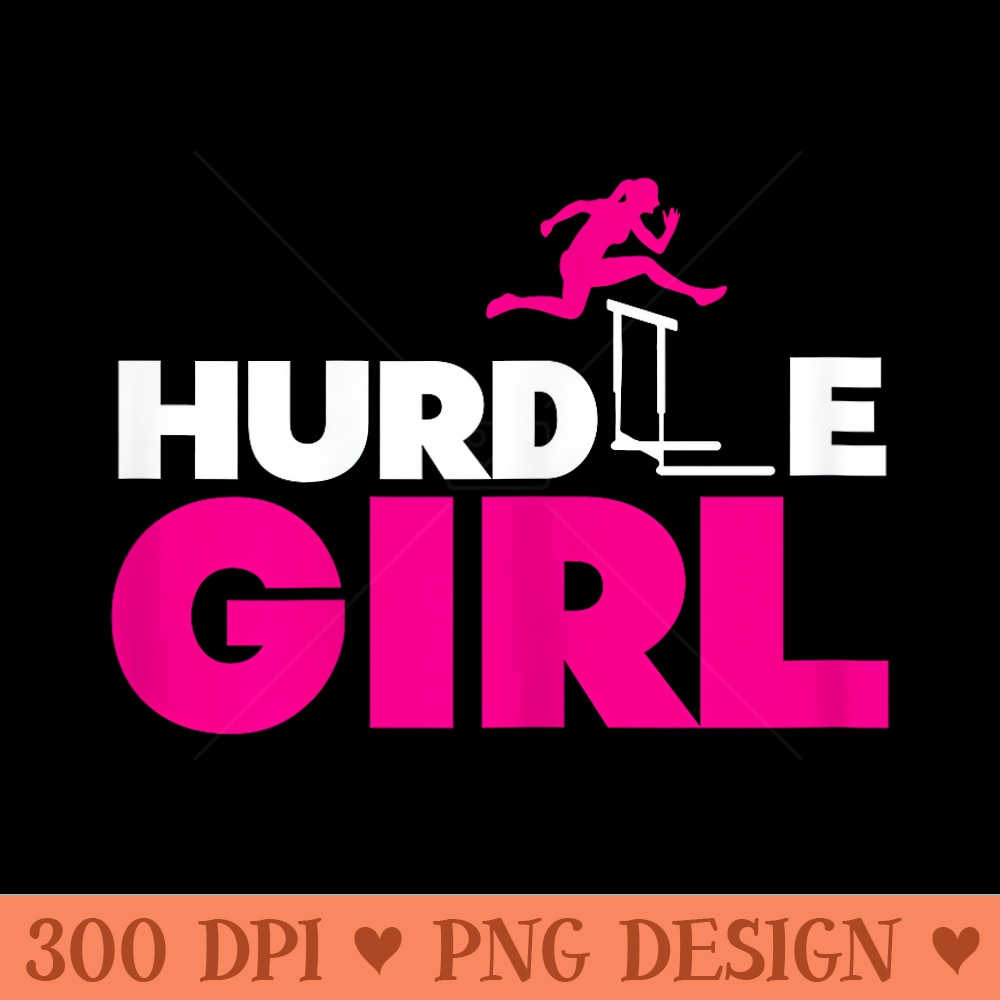 Hurdle Girl Athletics Track Field Hurdling Hurdler - Transpa | Inspire ...