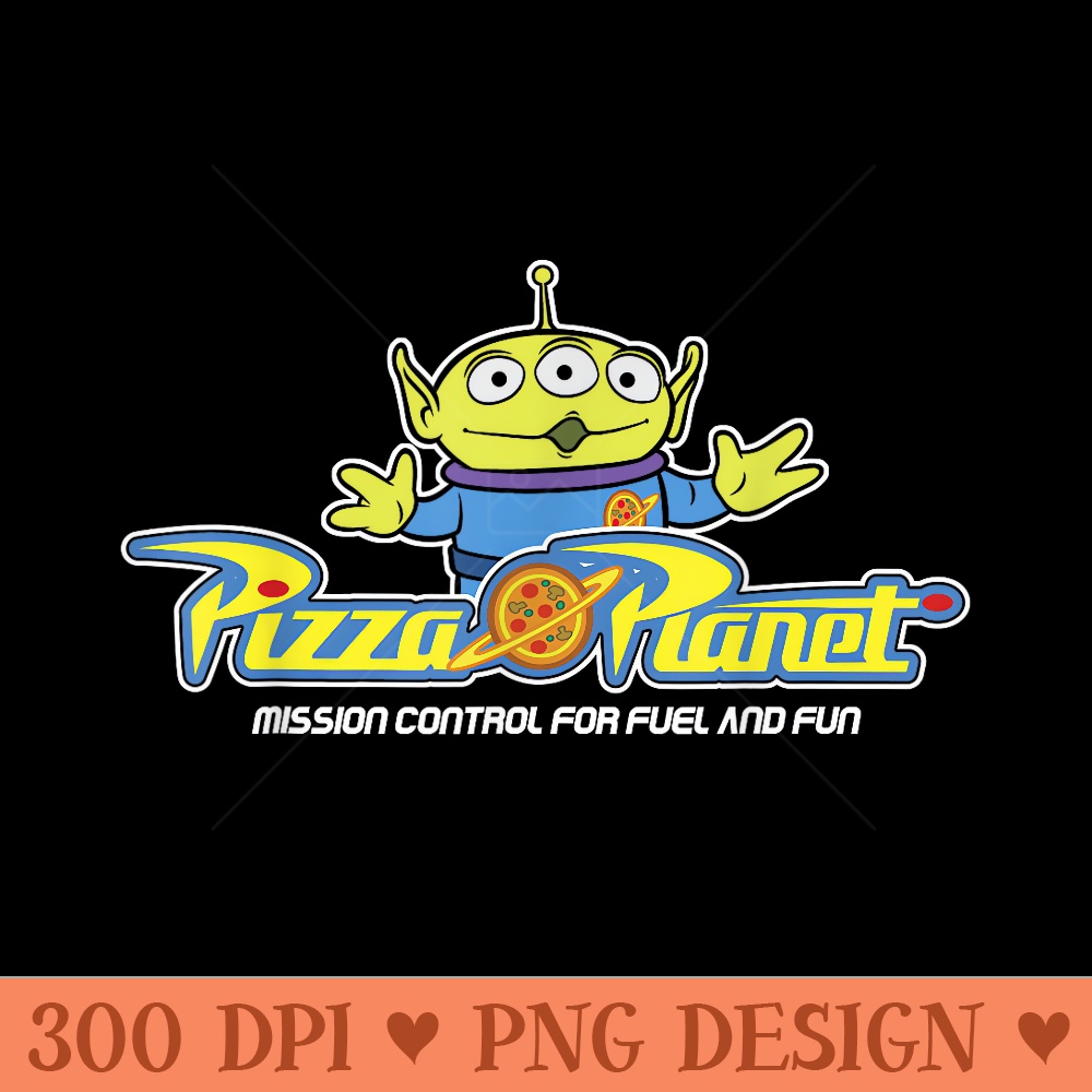 Disney Pixar Toy Story Alien Pizza Planet Classic T - Vector | Inspire ...
