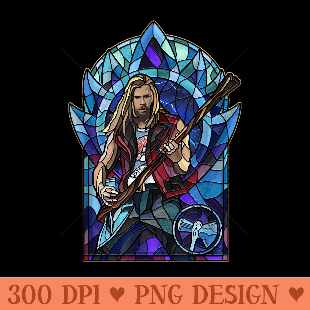 Marvel Thor Love and Thunder Thor Stained Glass Rocker - Hig | Inspire ...