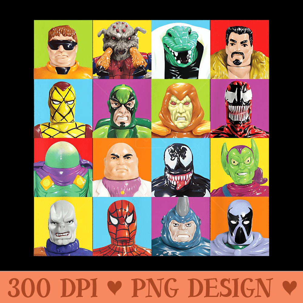 Marvel SpiderMan Beyond Amazing Vintage Retro Villains - Cli | Inspire ...