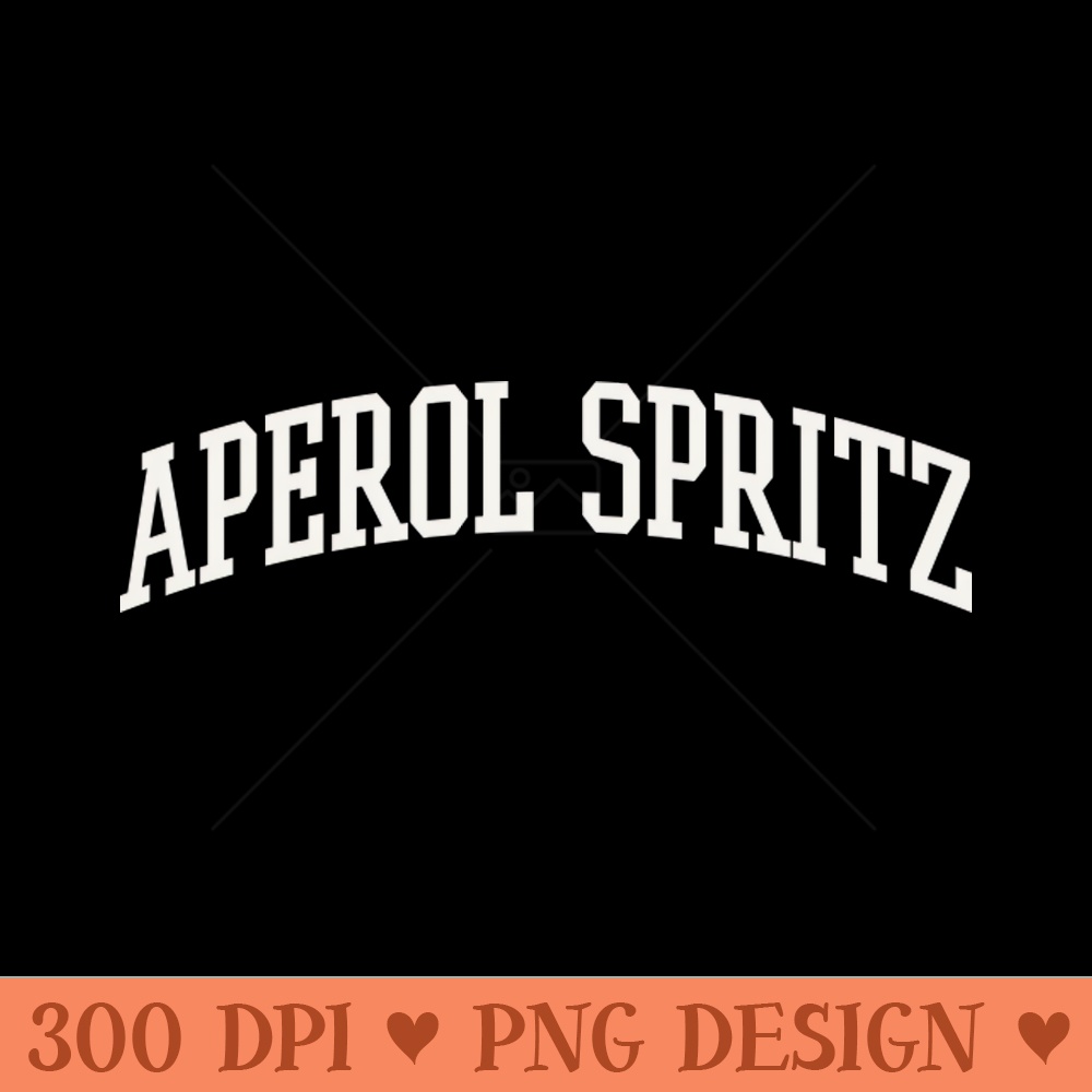 Aperol Spritz Embroidery Design | Inspire Uplift