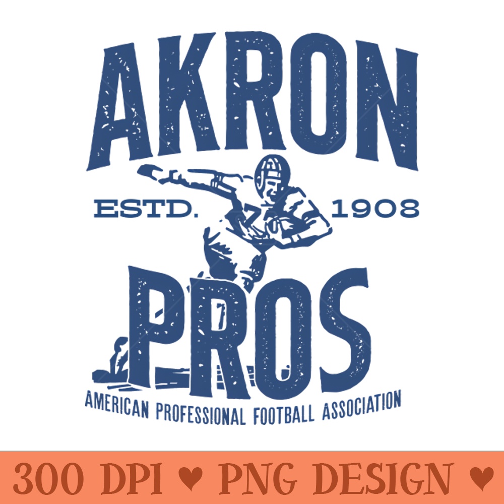 Akron Pros Football - High Resolution PNG Resource | Inspire Uplift
