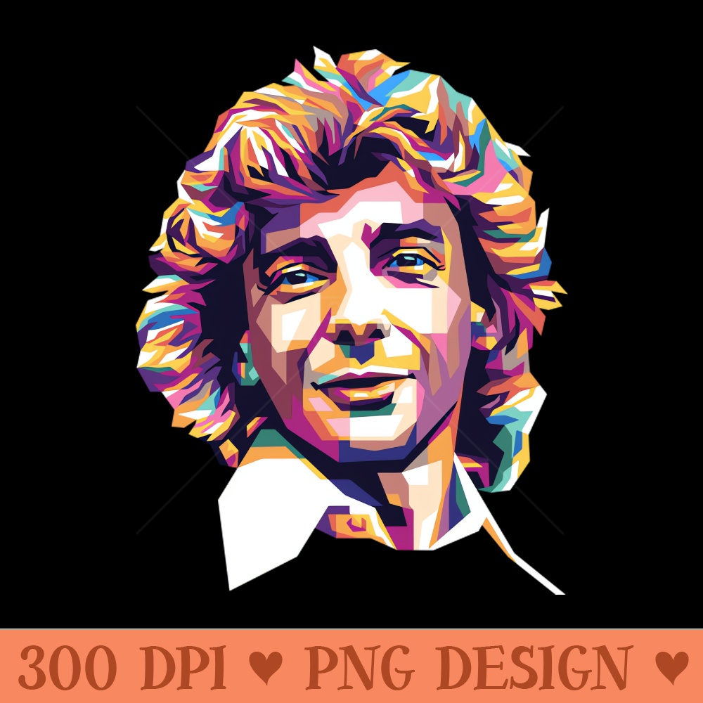 Barry Manilow - PNG Vector Download | Inspire Uplift
