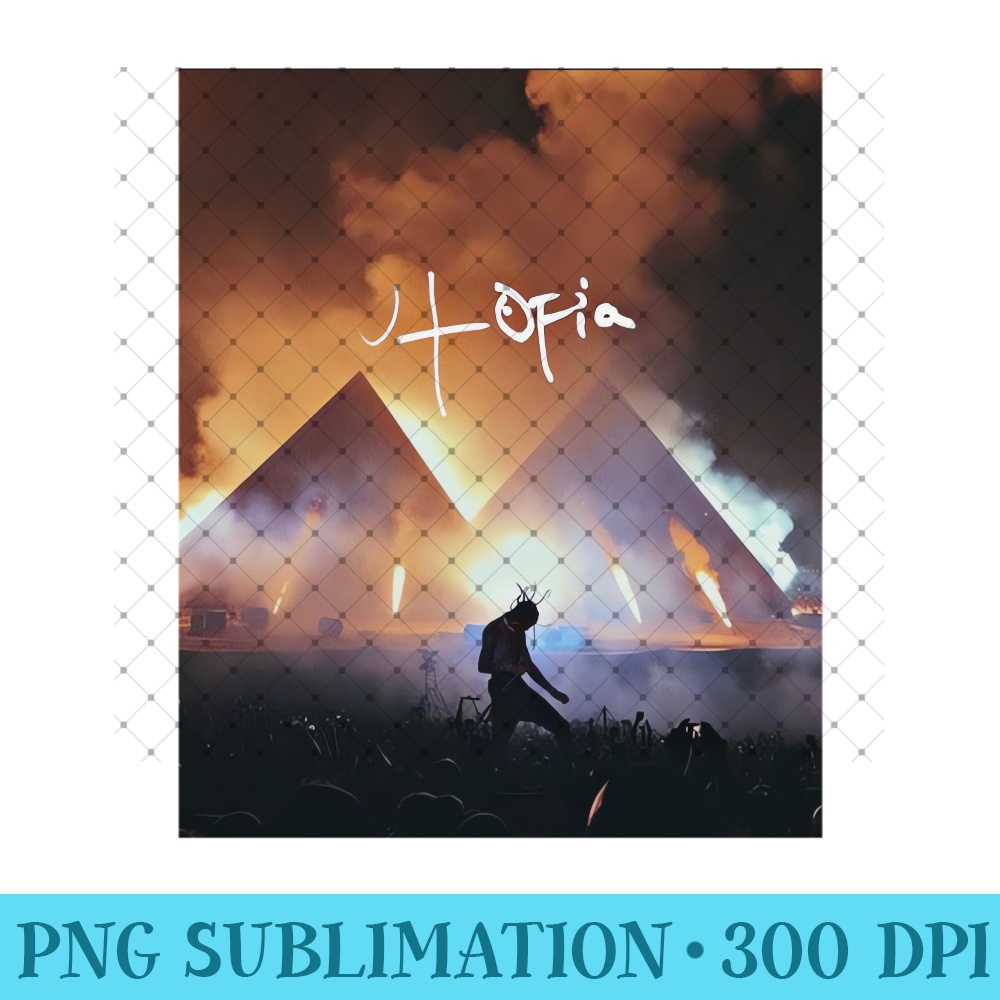 Utopia Trap - Ready To Print PNG Designs - Inspire Uplift