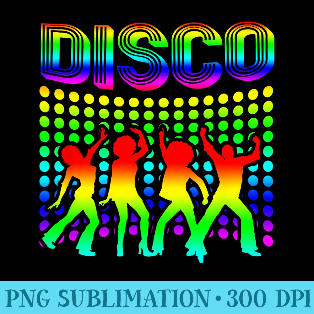 Disco T 70s Disco Themed Vintage Retro Dancing - PNG design | Inspire ...