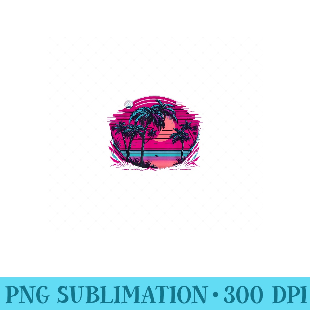 90s Vaporwave Aesthetic Palm Trees Retro 80s Art Vaporwave - | Inspire ...