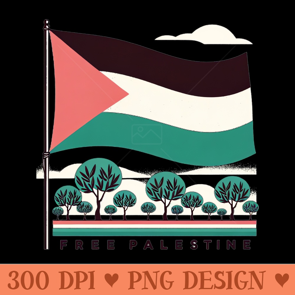 Free Palestine Olive Trees Stand St - Sublimation artwork PN - Inspire ...