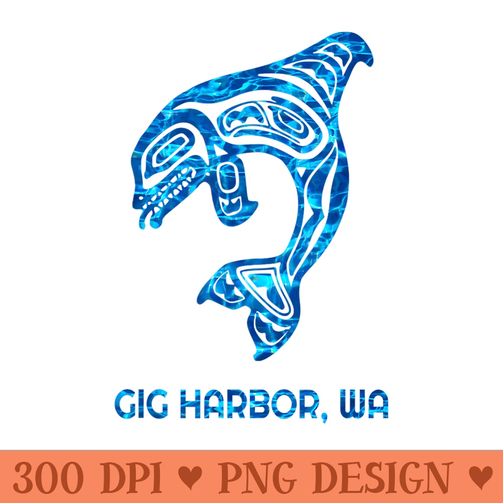 Gig Harbor Washington Native American Orca Killer Whale - Ve | Inspire ...